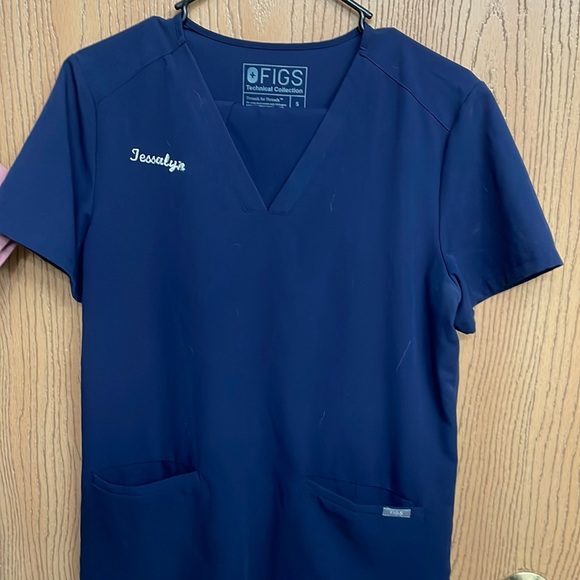 Tops | Figs Navy Blue Set | Poshmark